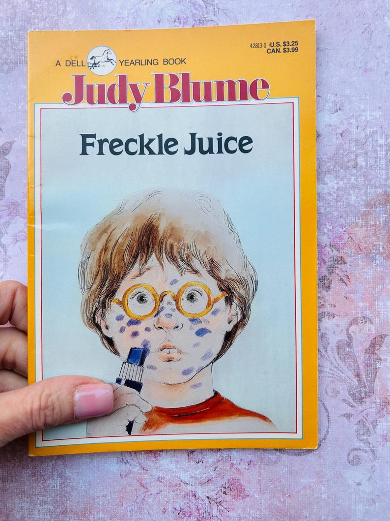 Judy Blume Freckle Juice Book - Etsy