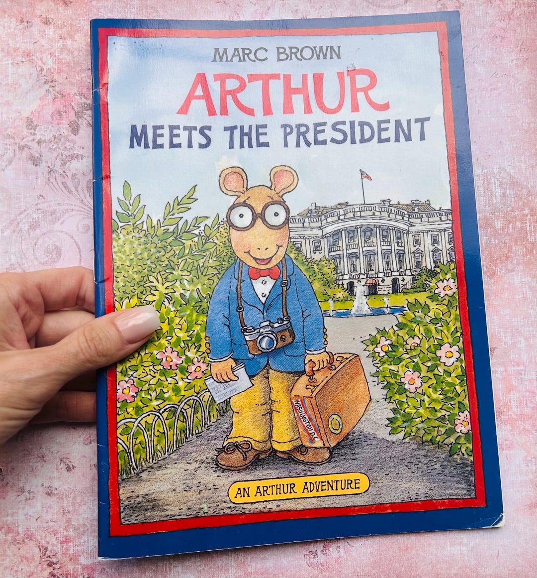 Marc Brown Arthur Meets the President Book - Etsy
