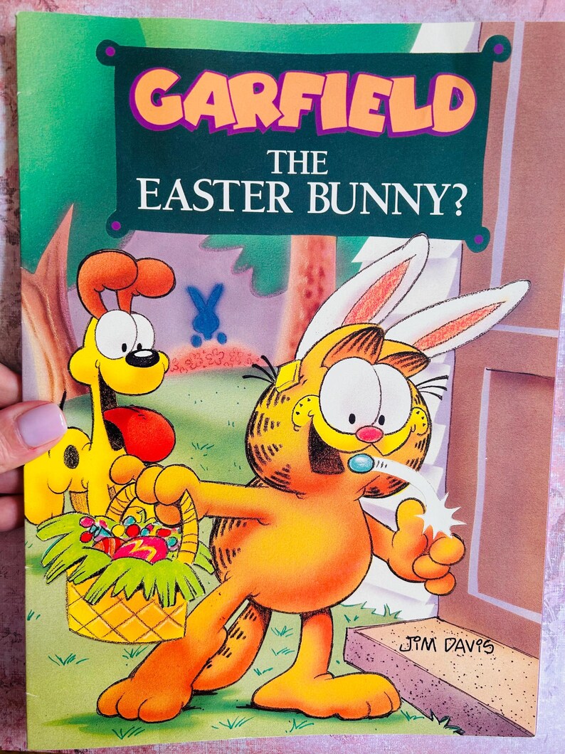 Garfield the Easter Bunny? Book - Etsy