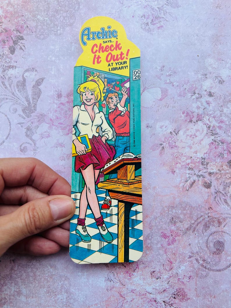 1988 Archie Comics Archie and Betty Bookmark - Etsy