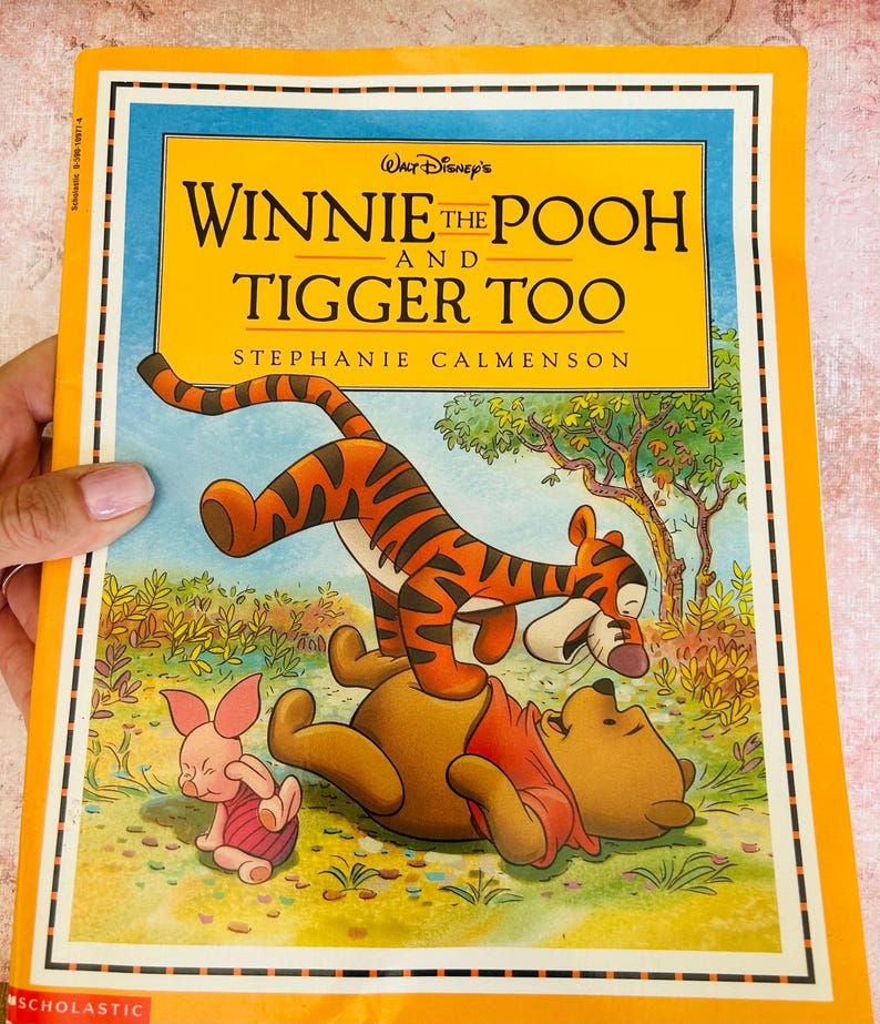 Disneys Winnie the Pooh and Tigger Too Book - Etsy