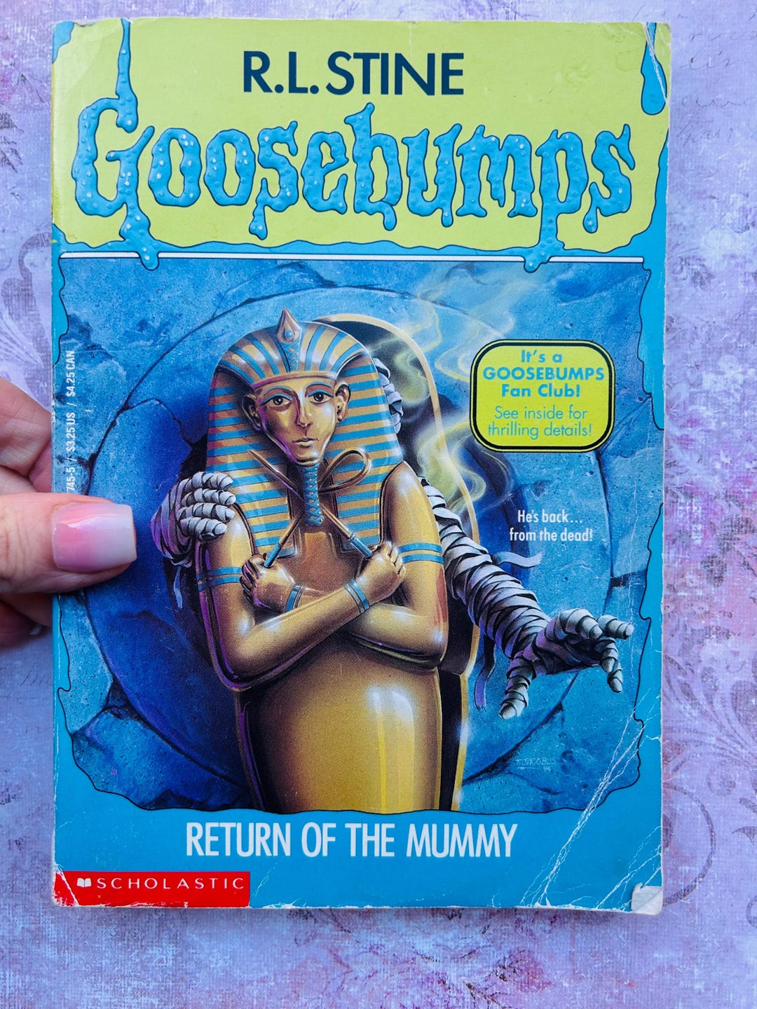 Goosebumps Return of the Mummy Book RL Stine - Etsy