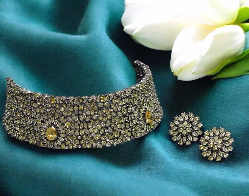 Sabyasachi Victorian Alia Bhatt Inspired Kundan Polki Diamond Heavy ...