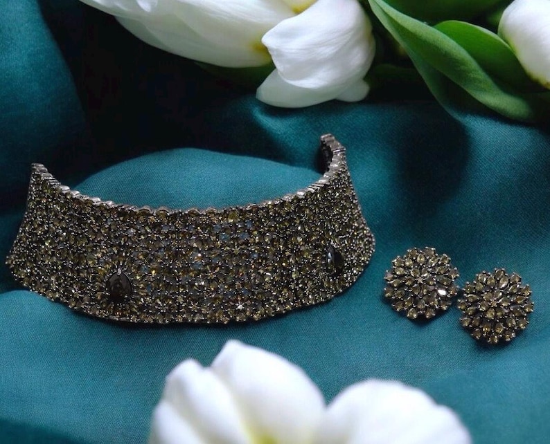 Sabyasachi Victorian Alia Bhatt Inspired Kundan Polki Diamond Heavy ...
