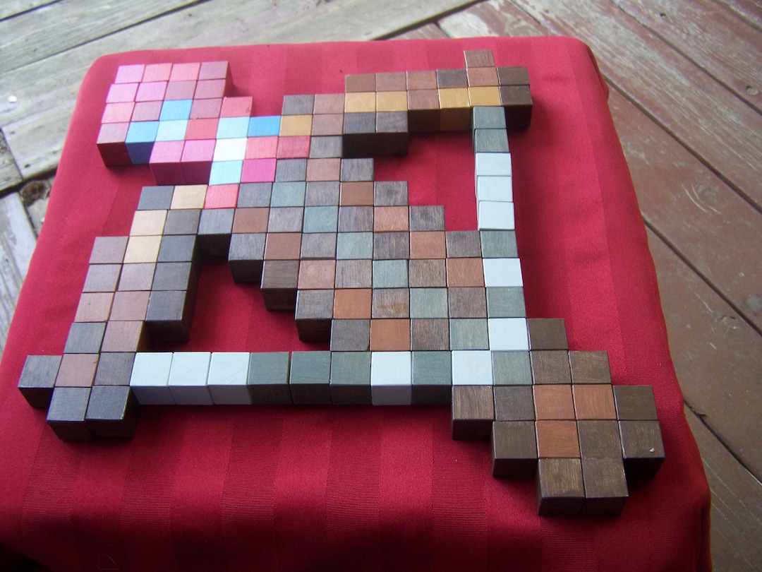 Minecraft-inspired Ruby Crossbow - Etsy