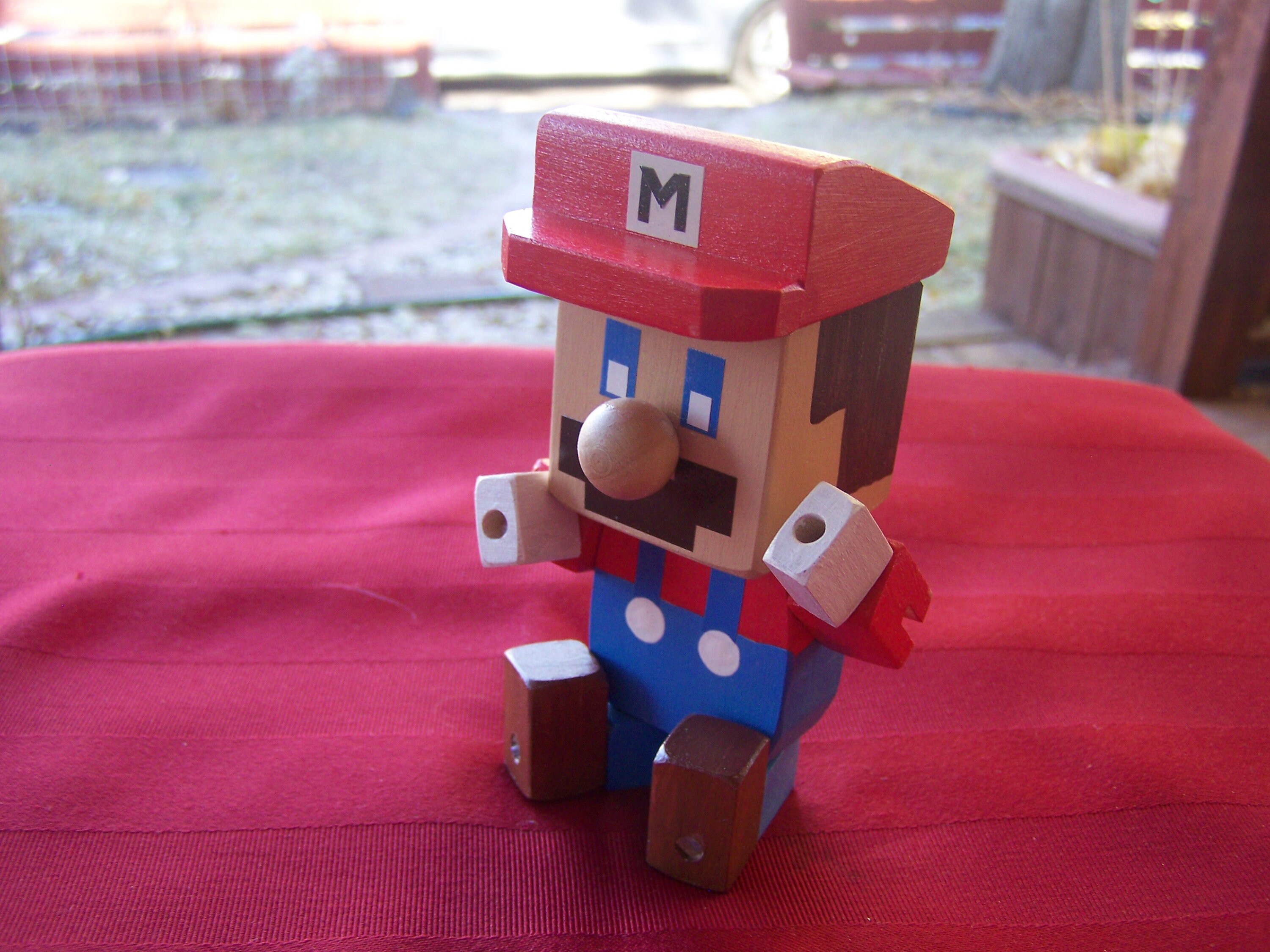 Wood Mario - Etsy