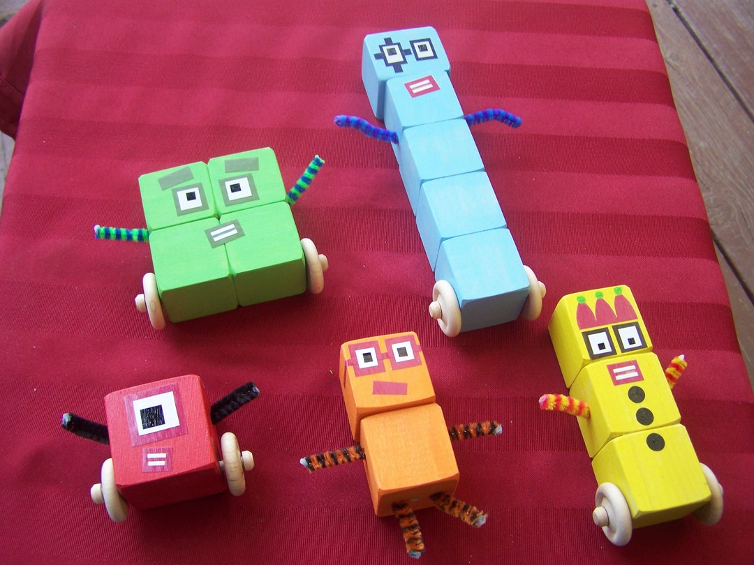 Wood Number Blocks 1 to 5 - Etsy