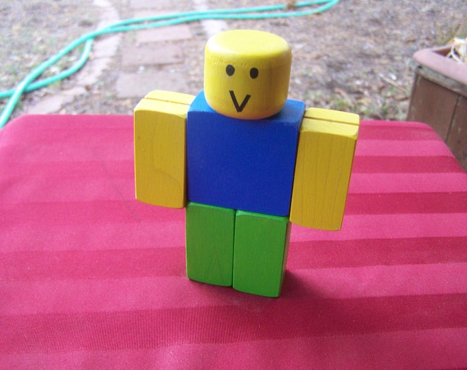Roblox 3D Printed Noob Figurines Magnets Keychains - Etsy