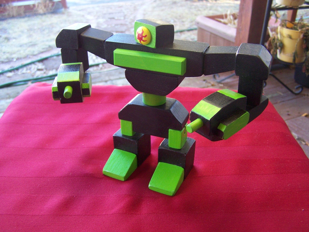 Wooden Mech - Etsy