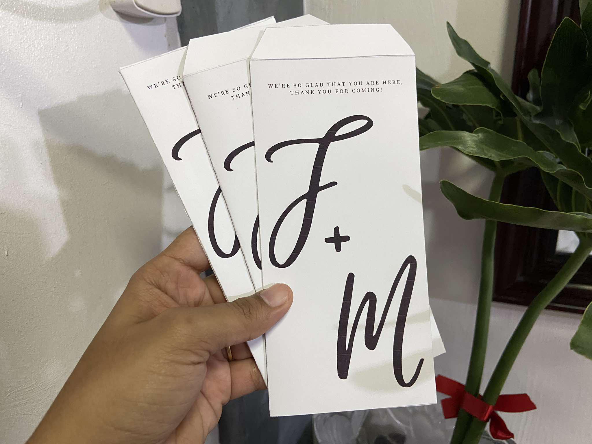 Editable Minimalist White Money Envelop Template for Wedding With ...