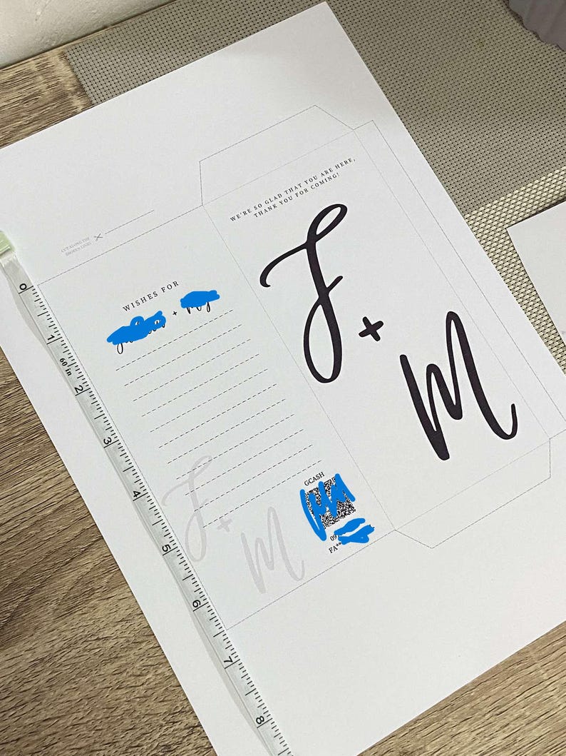 Editable Minimalist White Money Envelop Template for Wedding With ...