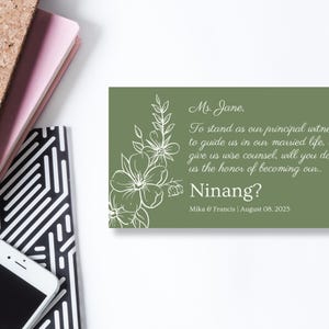 Principal Sponsors Wedding Invitation - Etsy