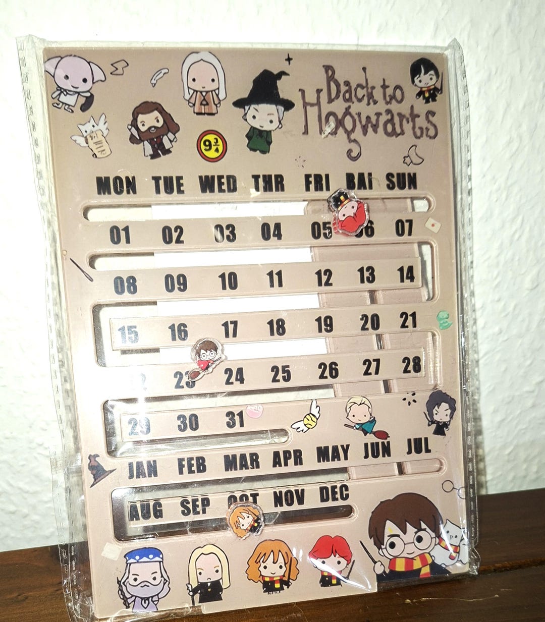 Harry Potter Sliding Calendar 2026 Back to Hogwarts Fan Item Gift ...