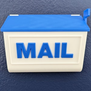 Kids Mini Play Mailbox for Door and Wall Hanging Ellies Notes Mailbox ...