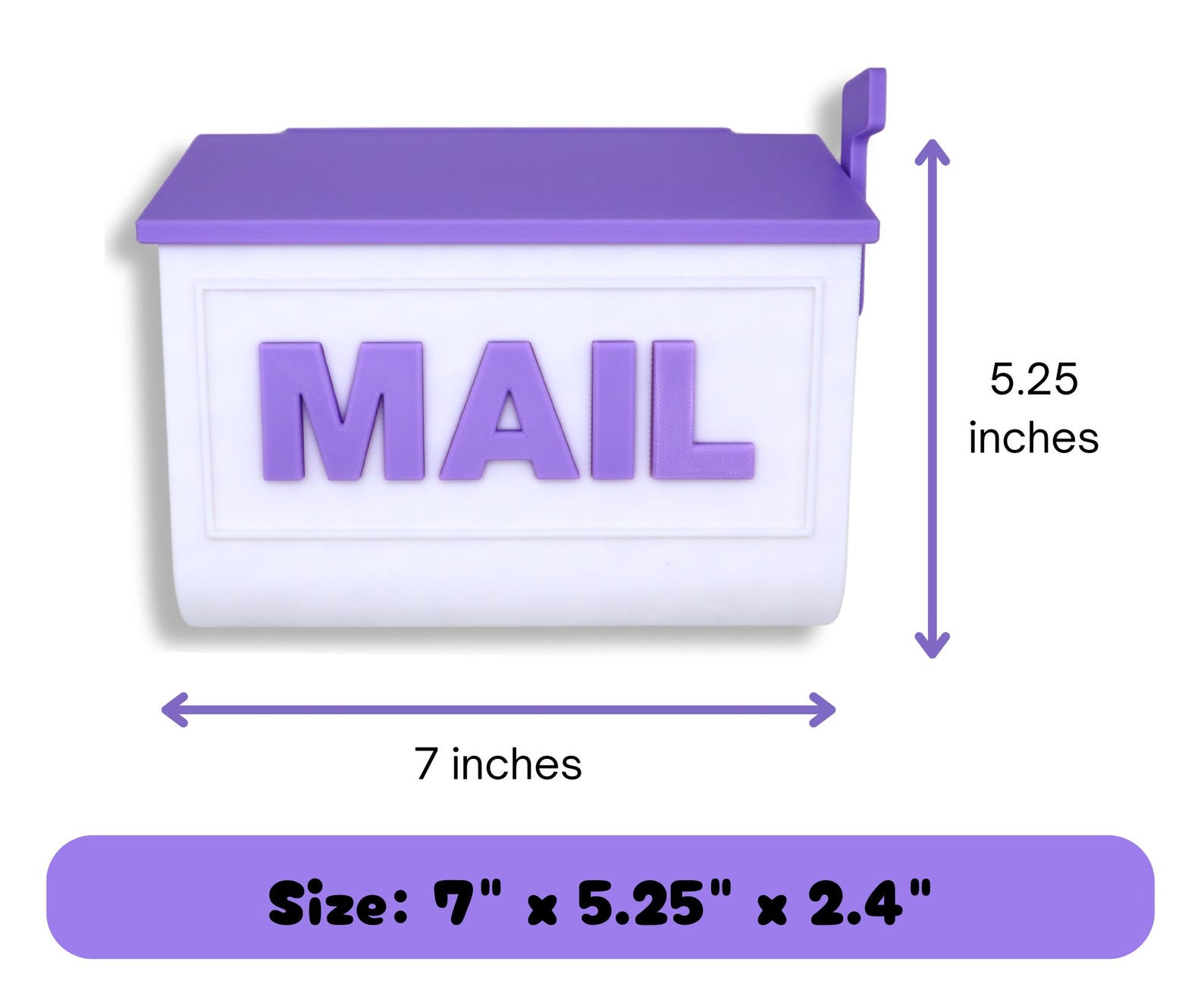 Kids Mini Play Mailbox for Door and Wall Hanging - Ellies Notes Mailbox ...