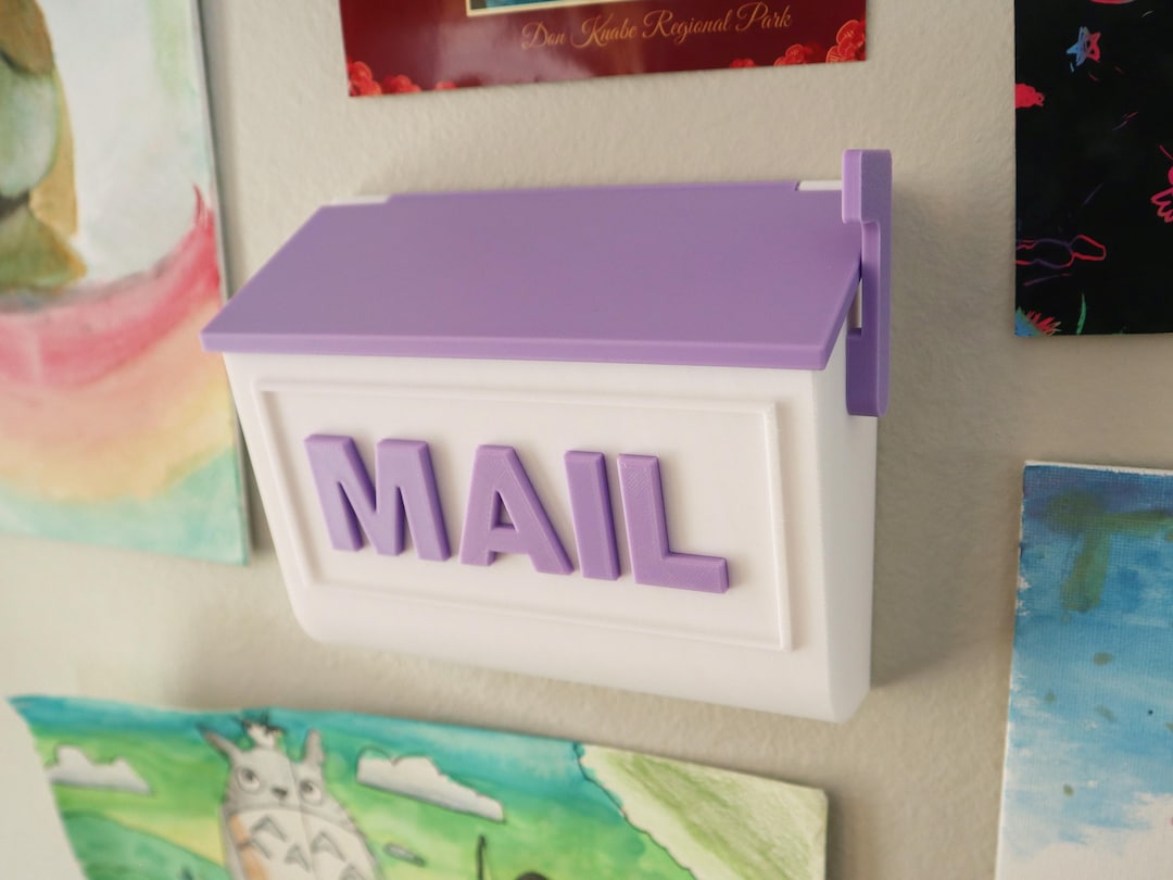 Kids Mini Play Mailbox for Door and Wall Hanging - Ellies Notes Mailbox ...