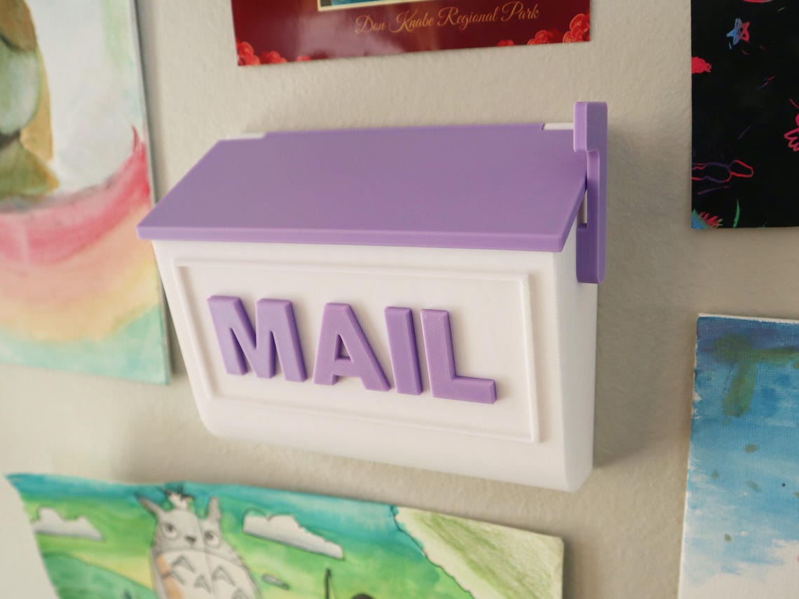 Kids Mini Play Mailbox for Door and Wall Hanging - Ellies Notes Mailbox ...