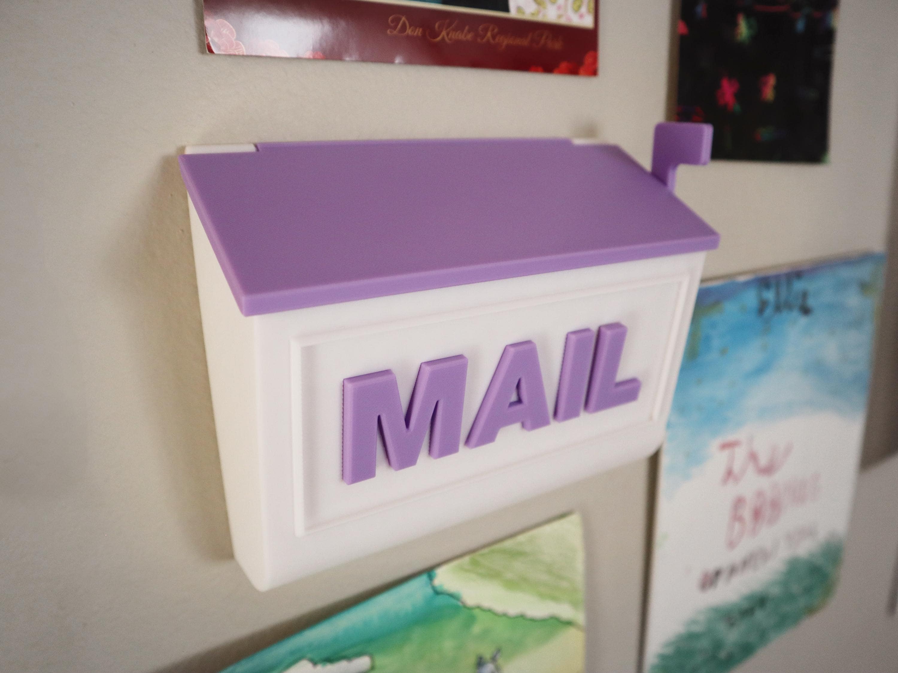 Kids Mini Play Mailbox for Door and Wall Hanging - Ellies Notes Mailbox ...