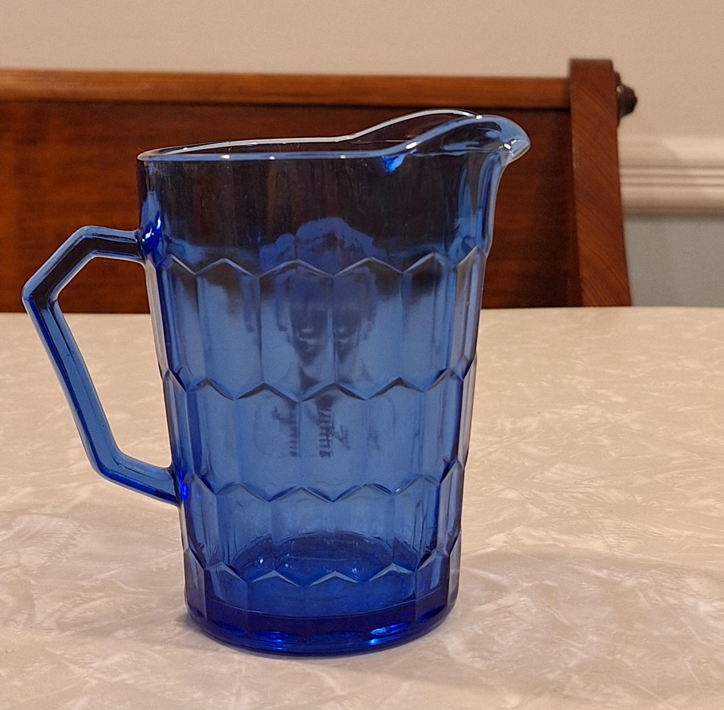 Hazel Atlas Shirley Temple Ritz Blue Milk Pitcher - Etsy