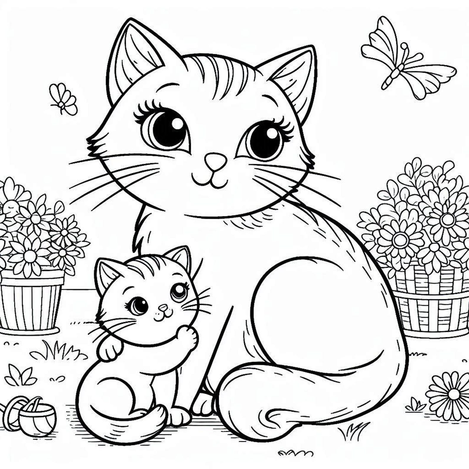 Cute Colouring Pdf - Etsy