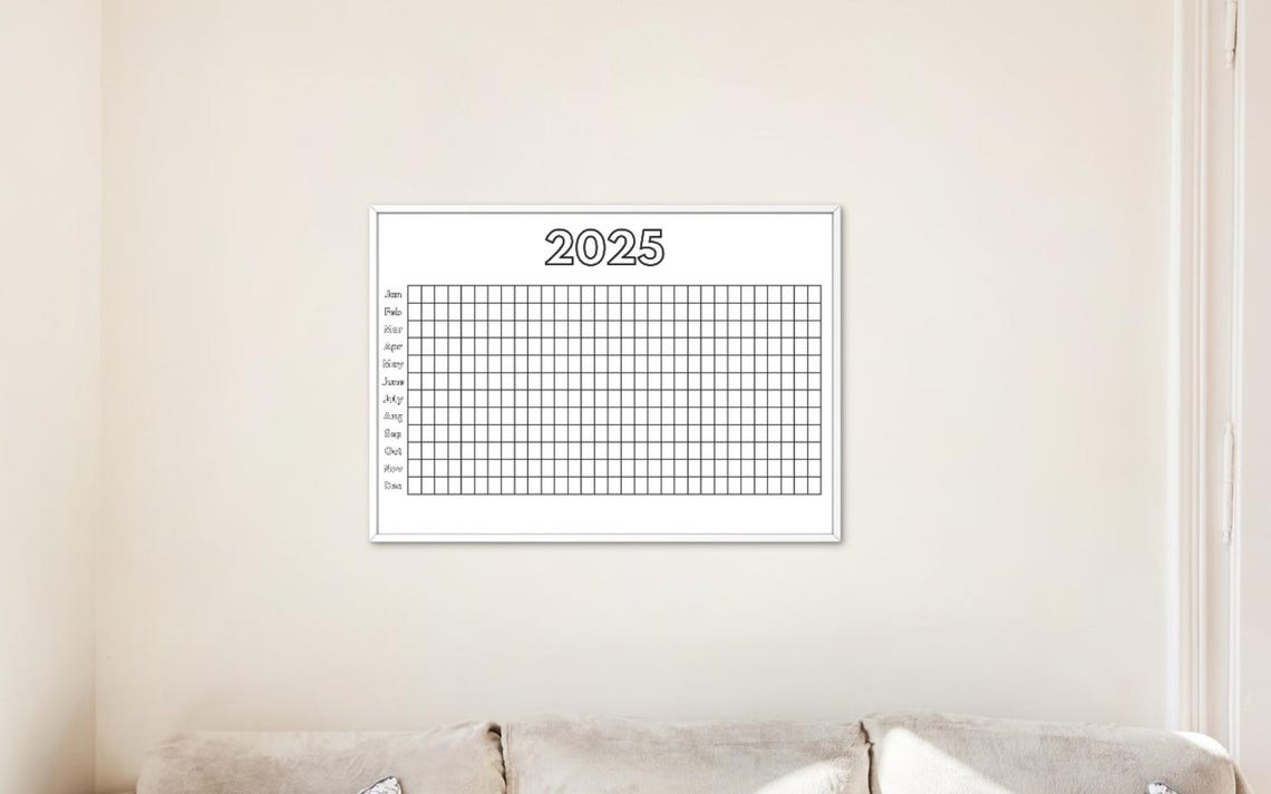 Color in Calendar - Etsy