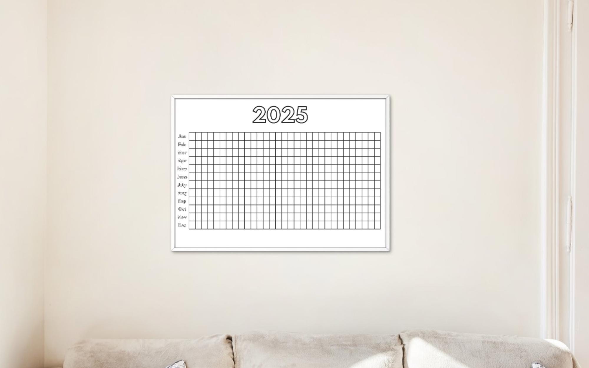 Color in Calendar - Etsy