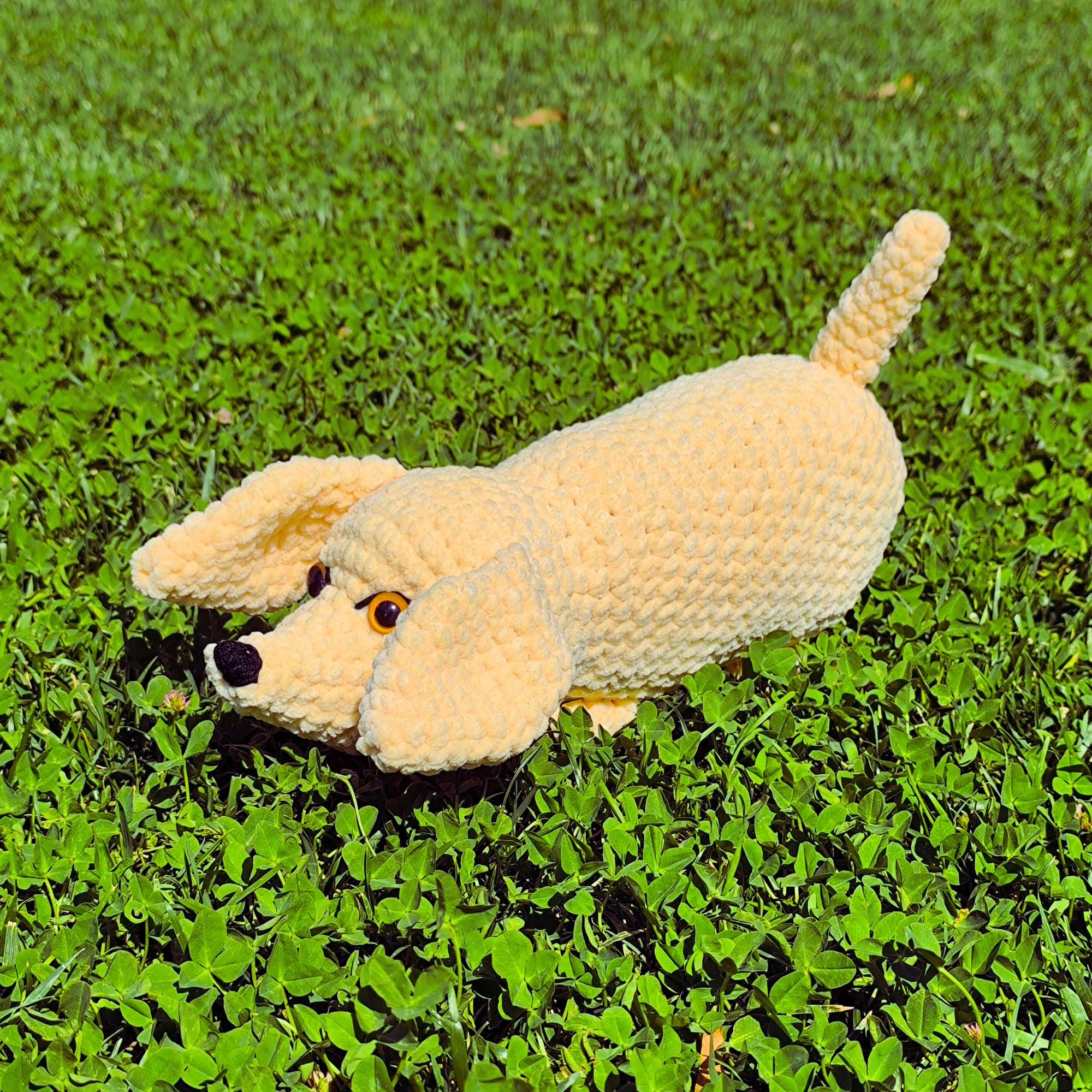 Dachshund Crochet Pattern, Amigurumi Puppy Pattern, Baby Dog Crochet ...