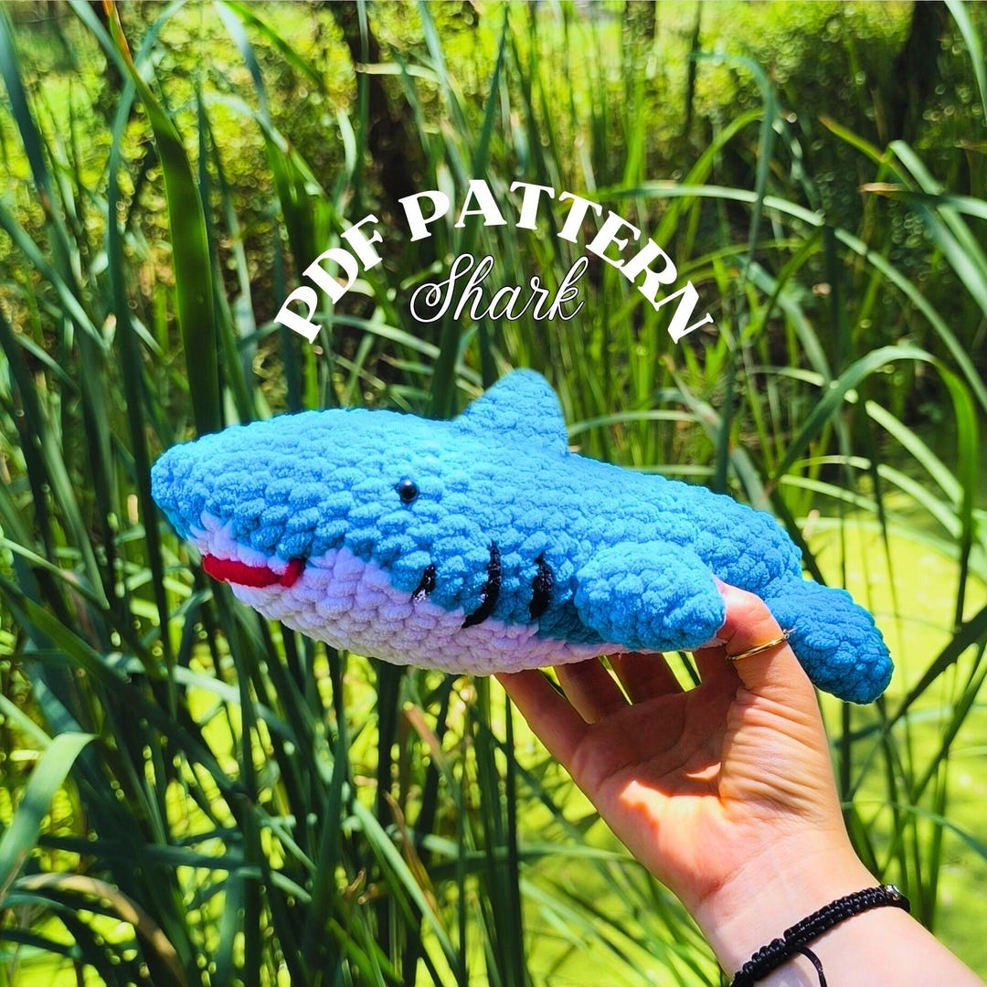 Crochet Baby Shark Pattern, Amigurumi Baby Shark Pattern, Amigurumi ...