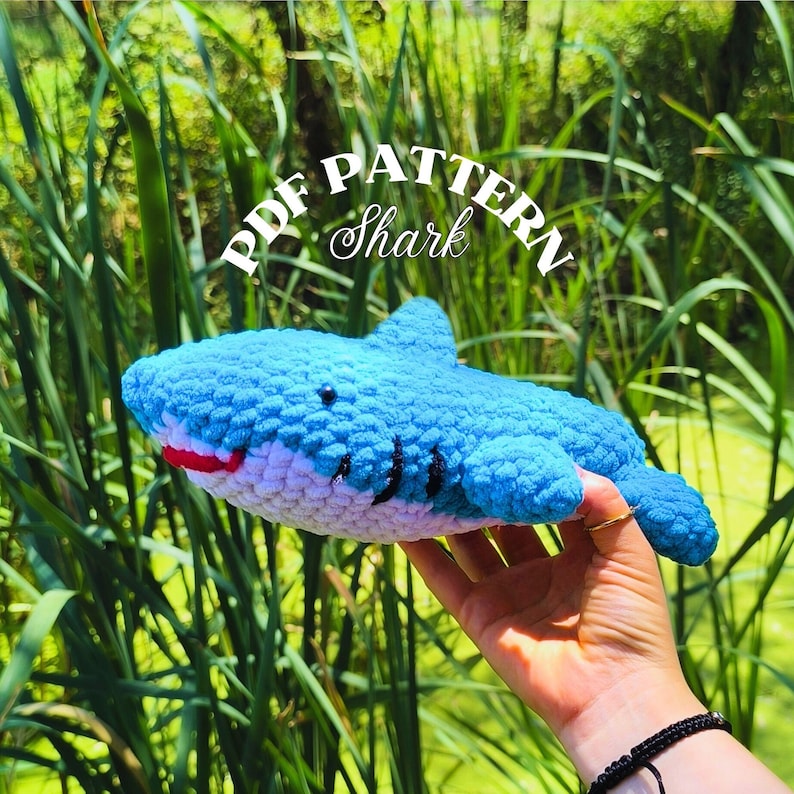 Crochet Baby Shark Amigurumi Pattern (PDF) - Etsy Australia
