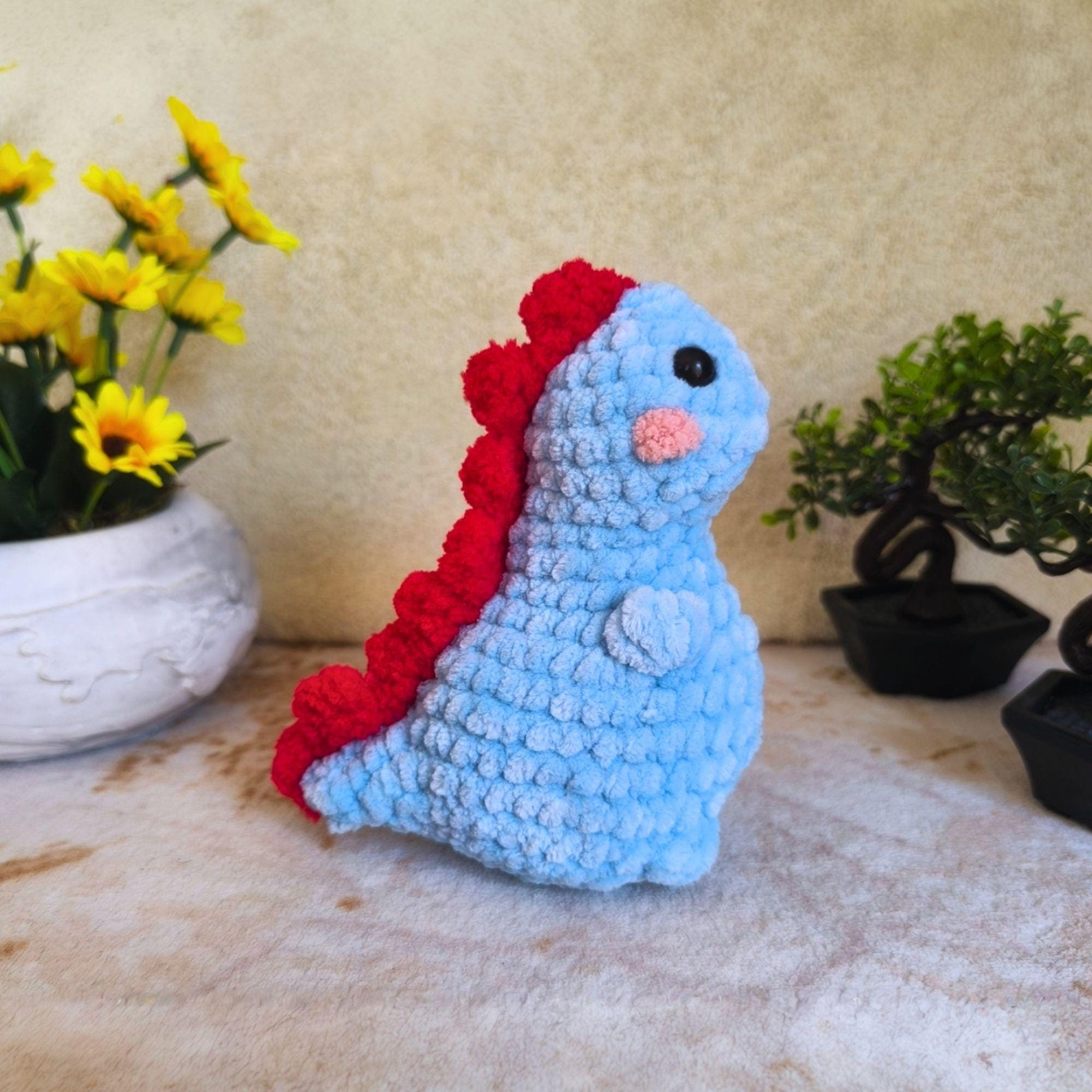Crochet Tyrannosaurus Rex Pattern, Amigurumi Tyrannosaurus Rex Pattern ...