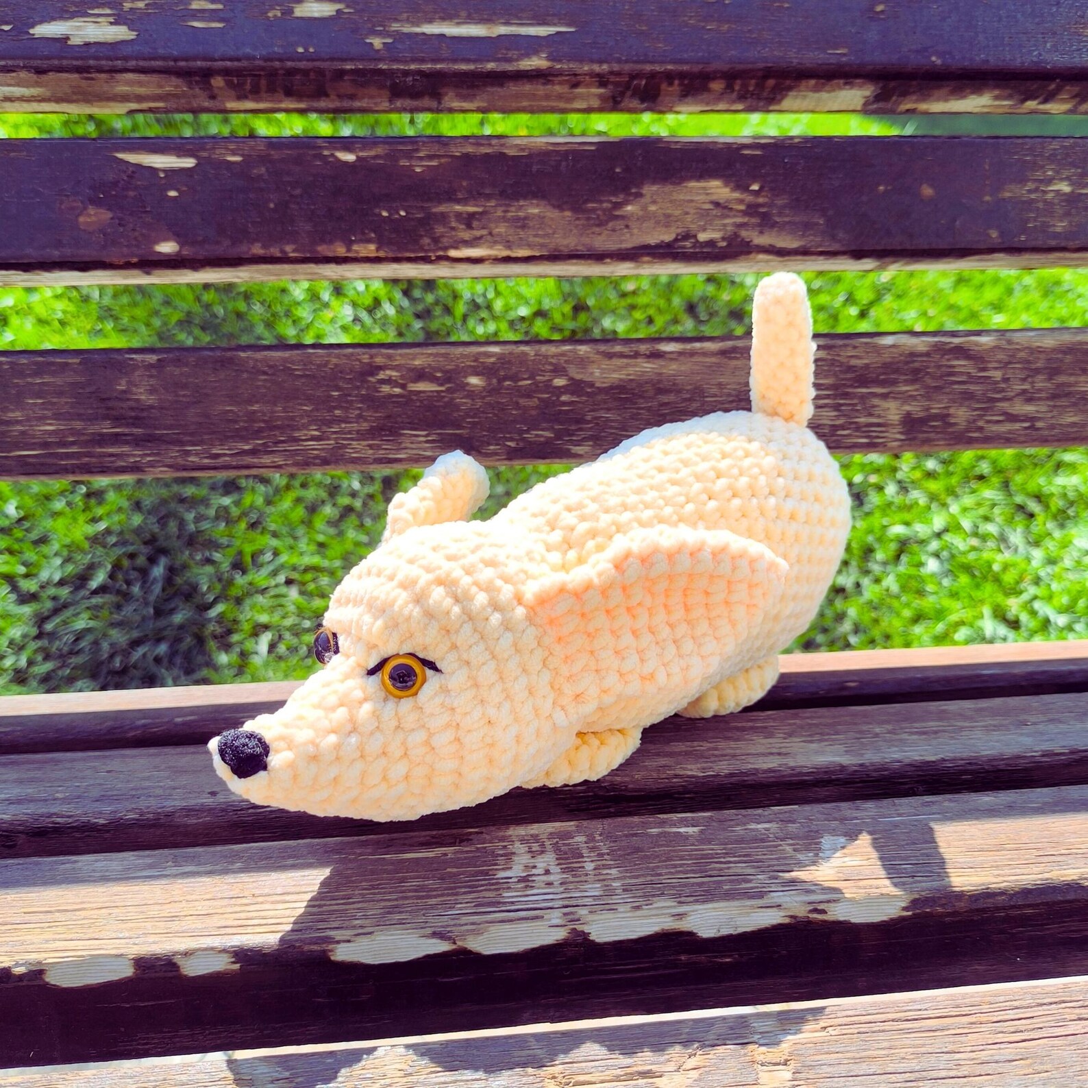 Dachshund Crochet Pattern, Amigurumi Puppy Pattern, Baby Dog Crochet ...