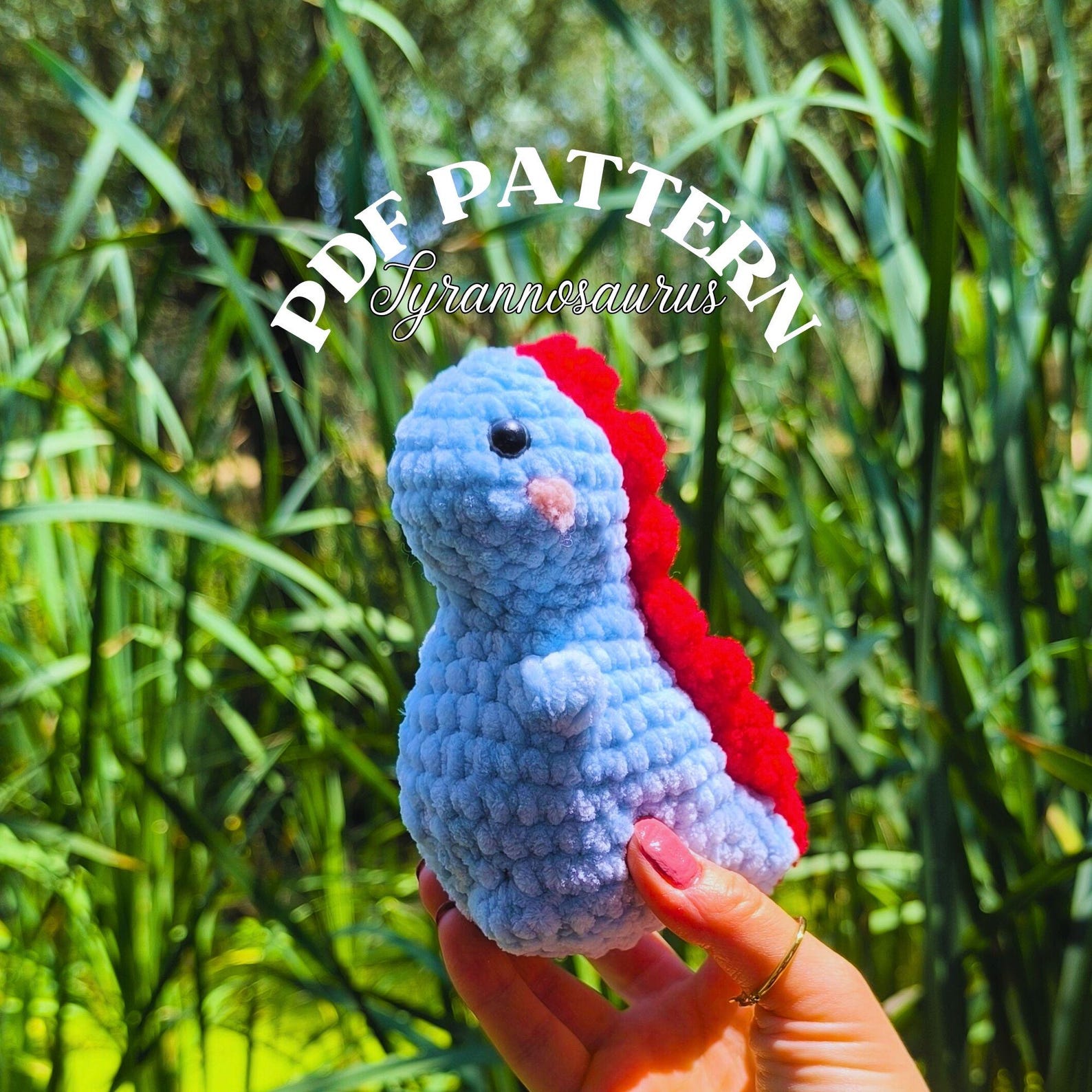Crochet Tyrannosaurus Rex Pattern, Amigurumi Tyrannosaurus Rex Pattern ...