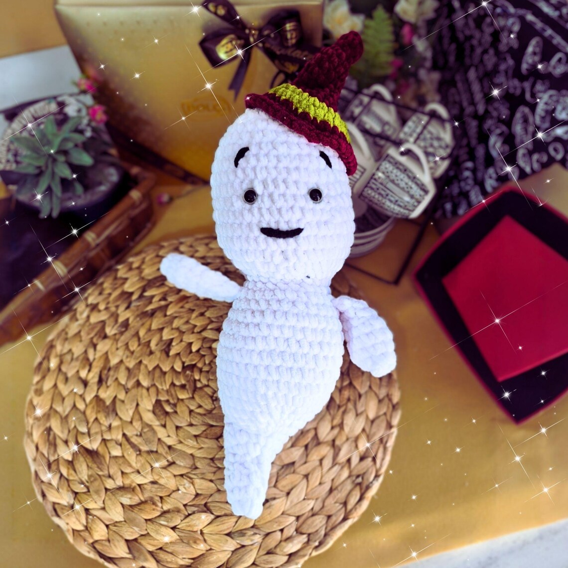 Crochet Ghost Pattern, Amigurumi Cute Ghost Pattern, Amigurumi Pattern ...