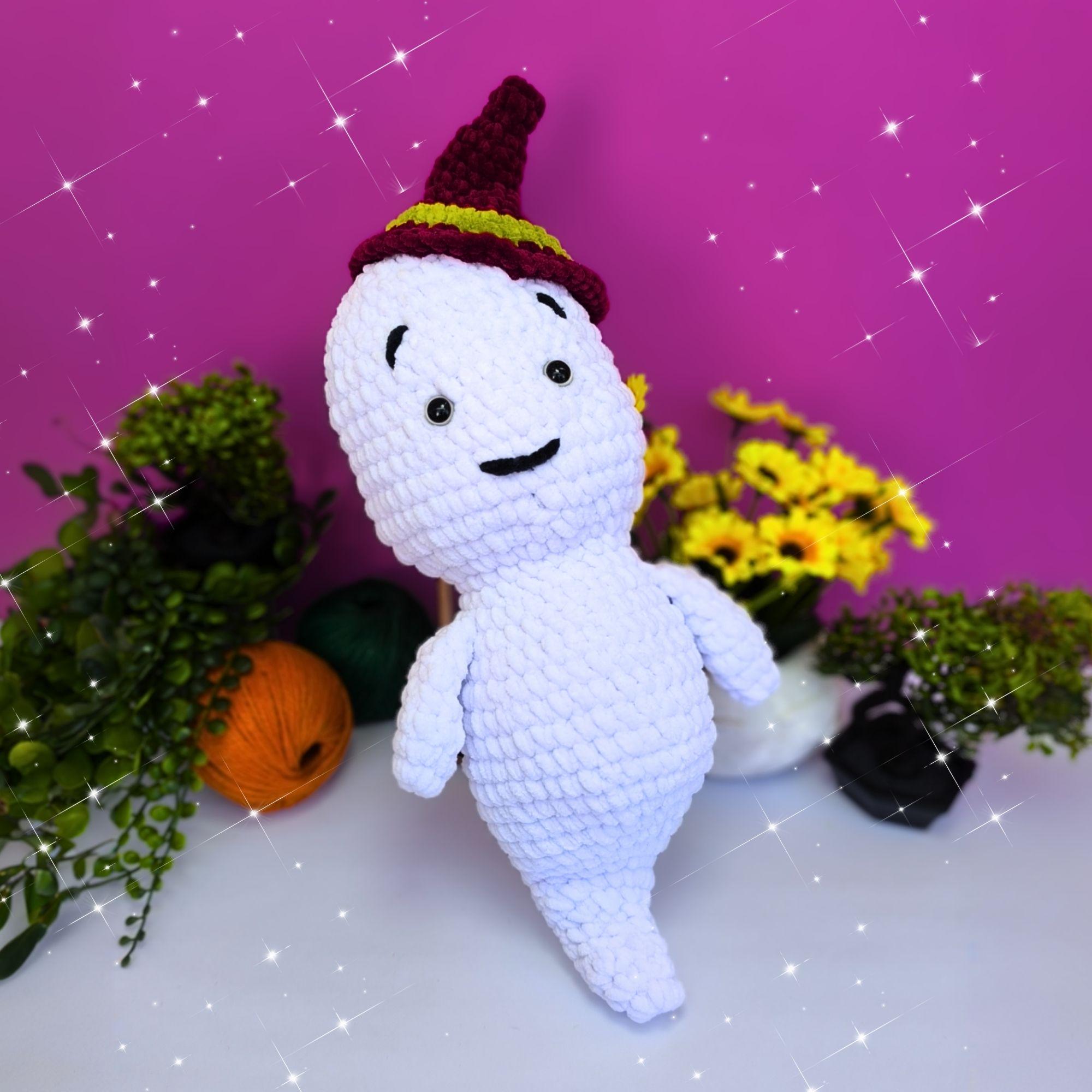 Crochet Ghost Pattern, Amigurumi Cute Ghost Pattern, Amigurumi Pattern ...