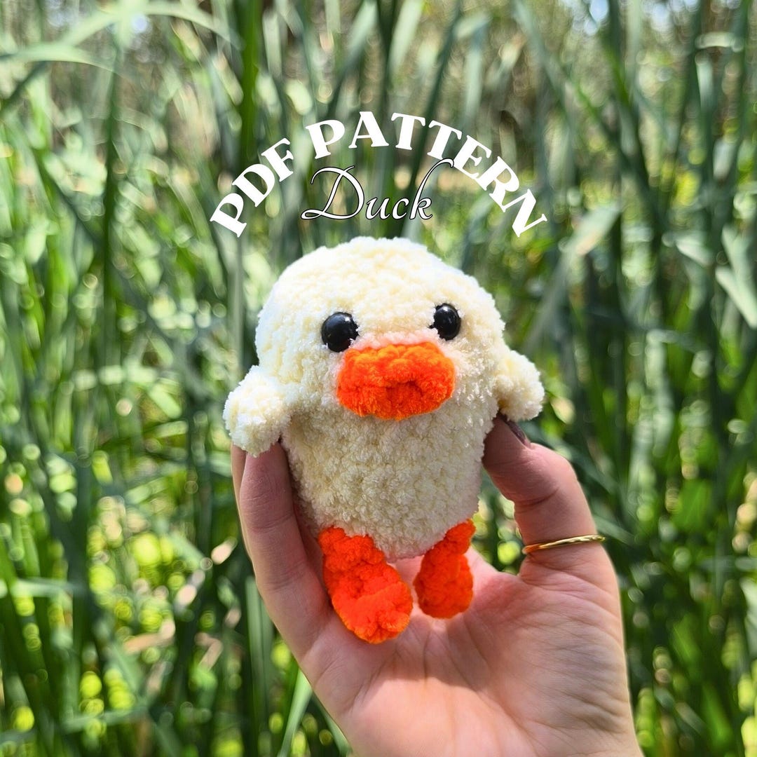 Crochet Duck Pattern, Amigurumi Yellow Duck Pattern, Amigurumi Pattern ...