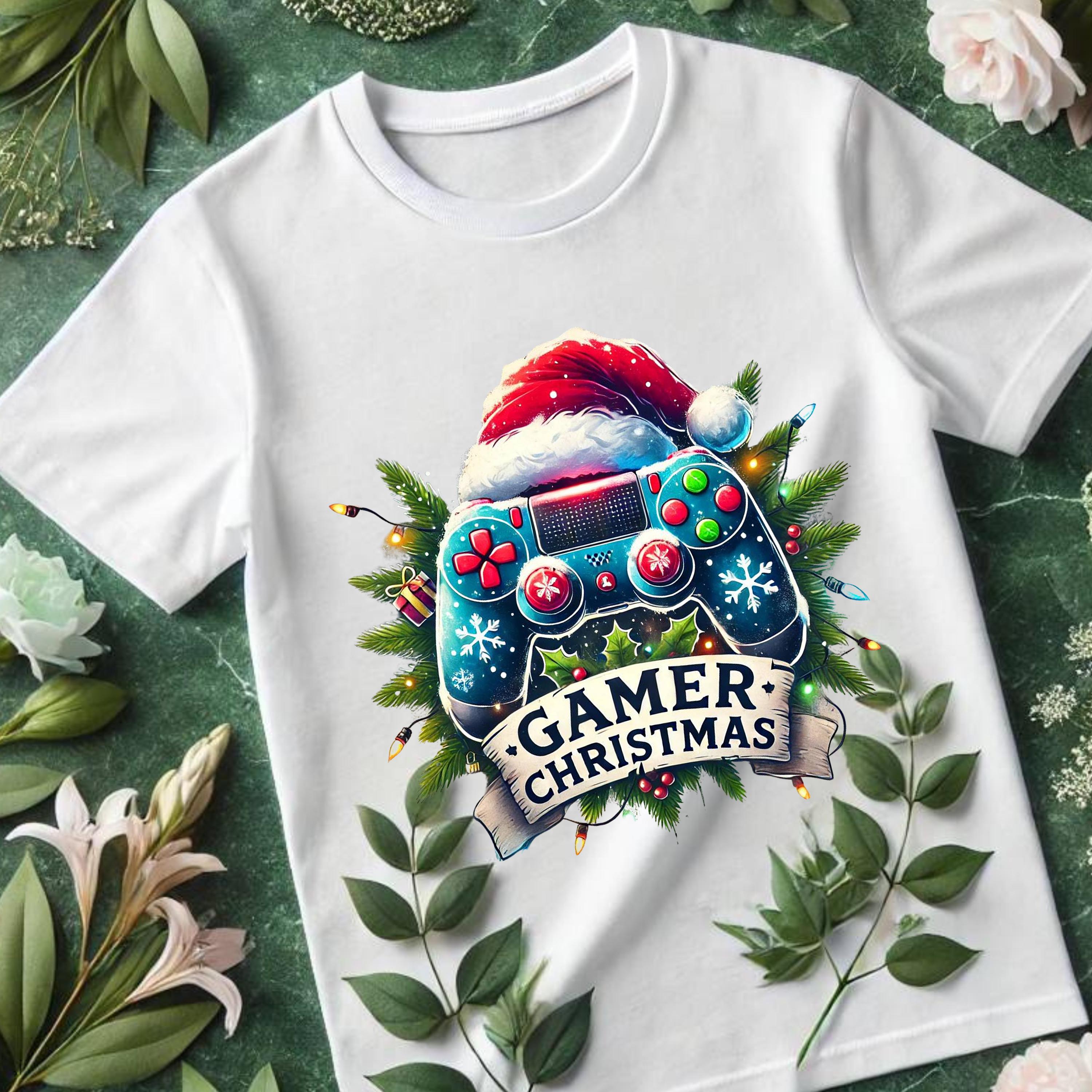 Gamerchristmas Png Gamecontroller Png Sublimation Design Download ...