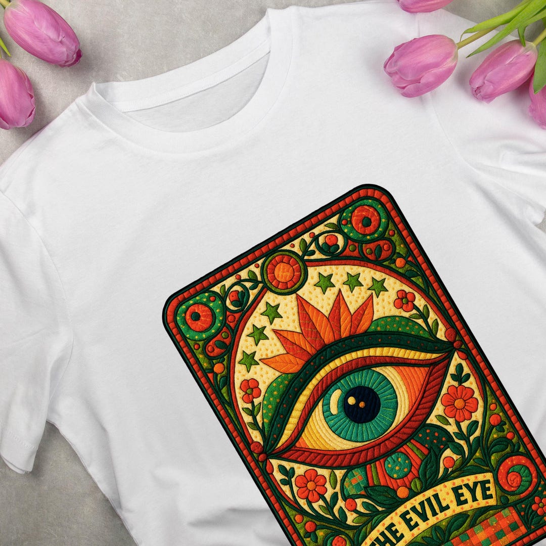 Evil Eye Tarot Card PNG: Witchy Sublimation Design (digital Download ...