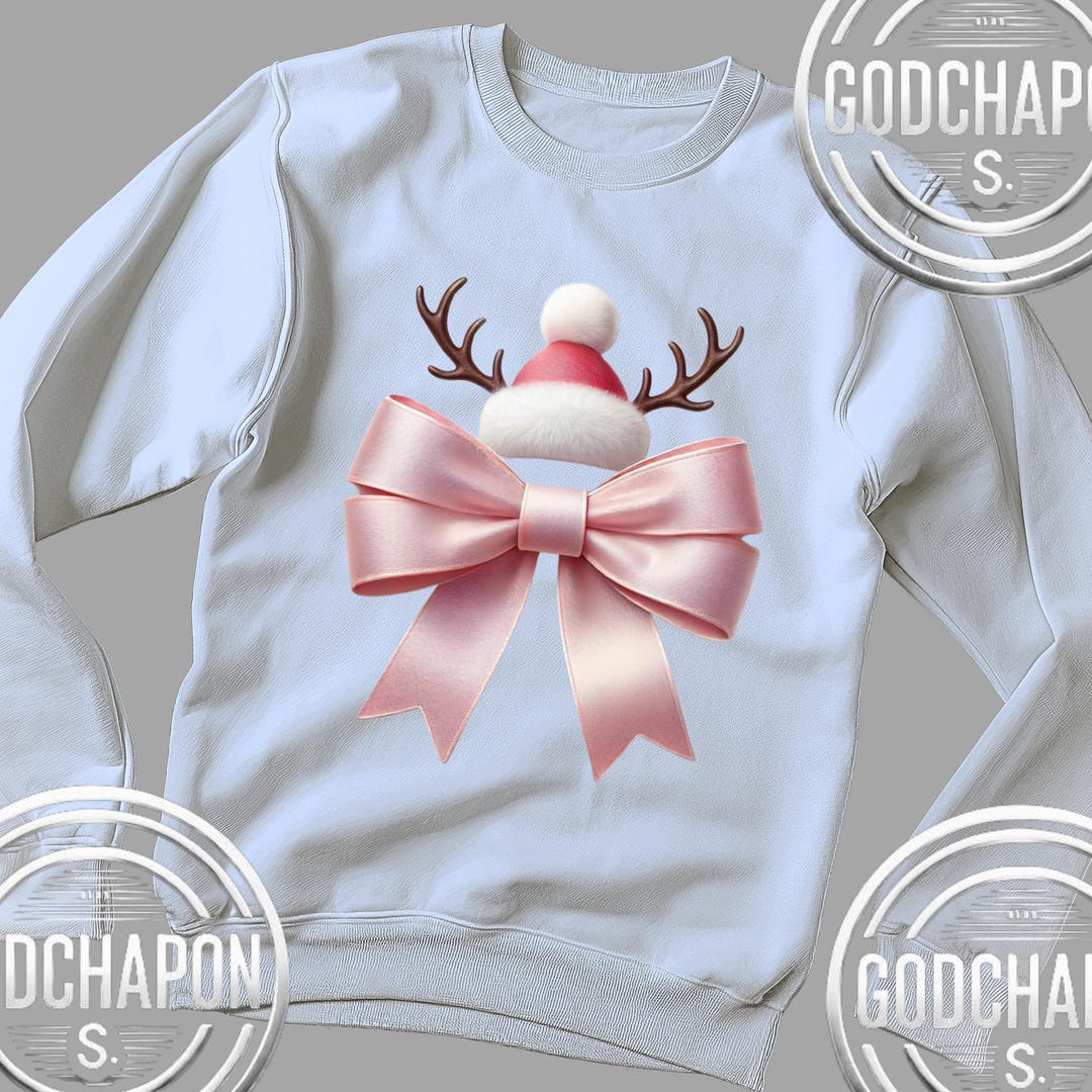 Ping Bow Dark Coquette PNG Clipart Collage, Preppy Watercolor Retro Bow ...