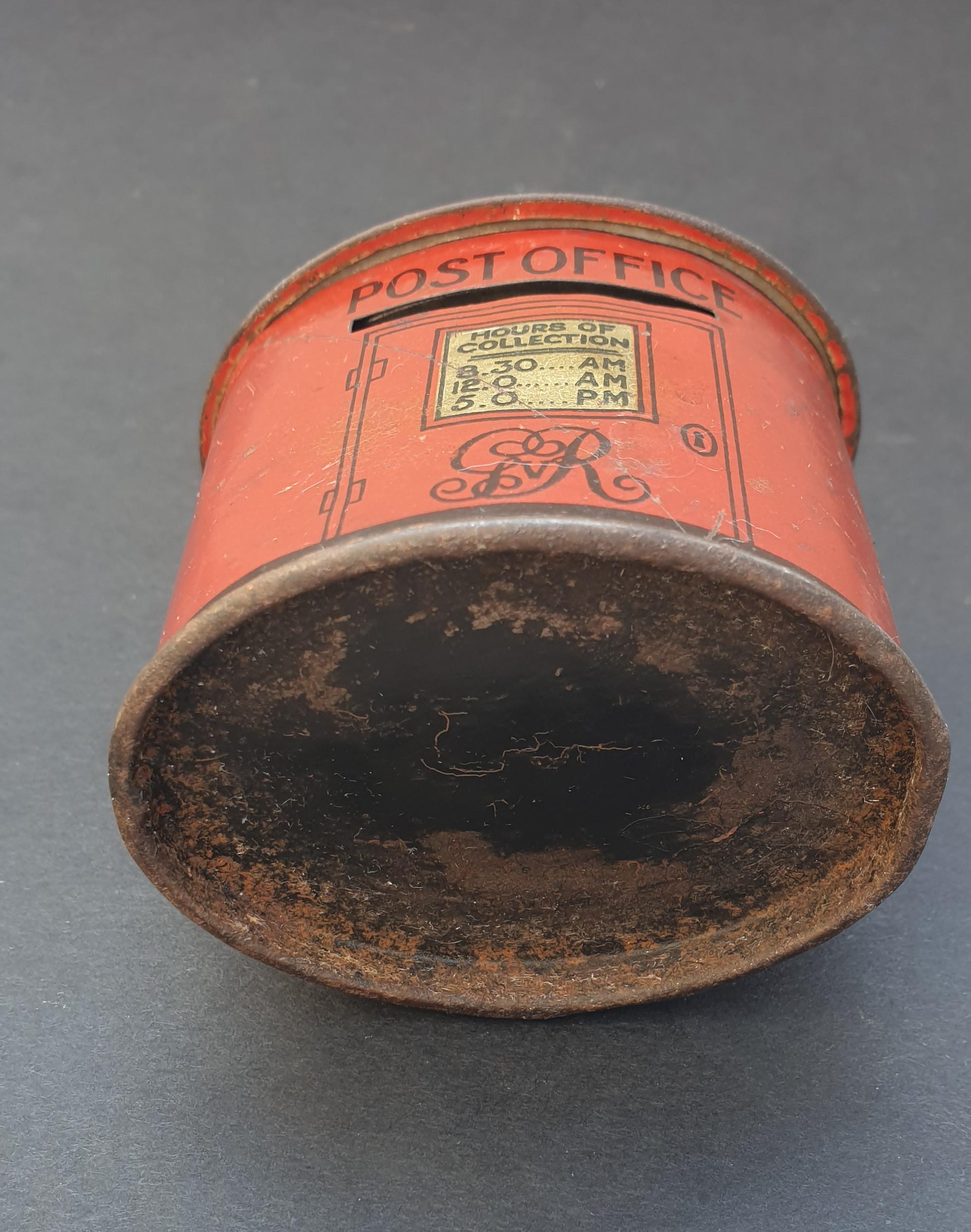 Vintage Tin Post Office Letterbox Money Box - Etsy