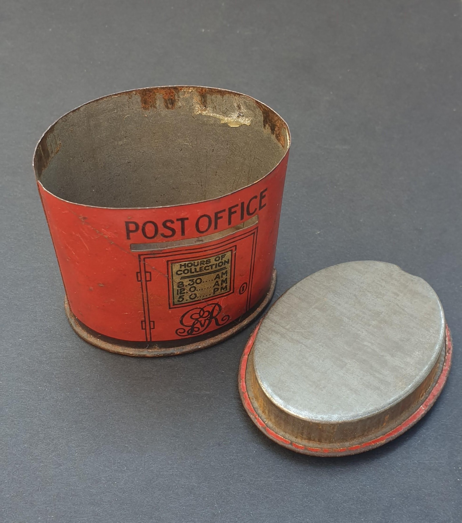 Vintage Tin Post Office Letterbox Money Box - Etsy