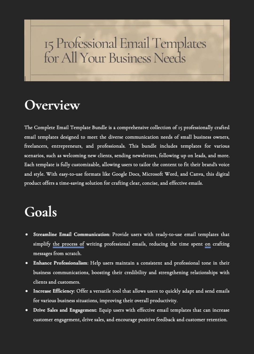 Complete Email Template Bundle: 15 Professional Templates for All Your ...