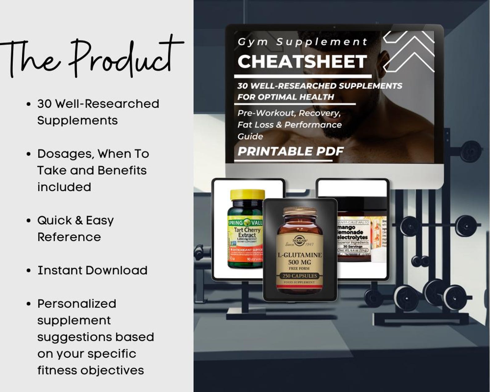 Gym Supplement Cheat Sheet | Pre-workout, Recovery, Fat Loss ...