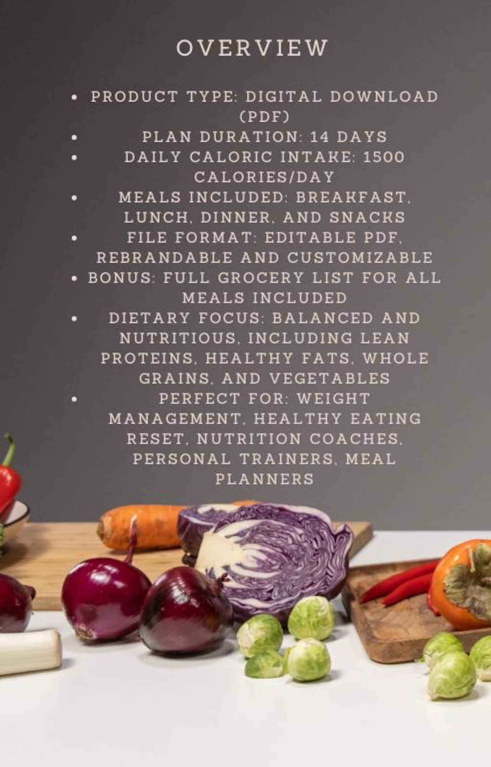 14-day Healthy Meal Plan | 1500 Calorie Meal Plan With Recipes ...