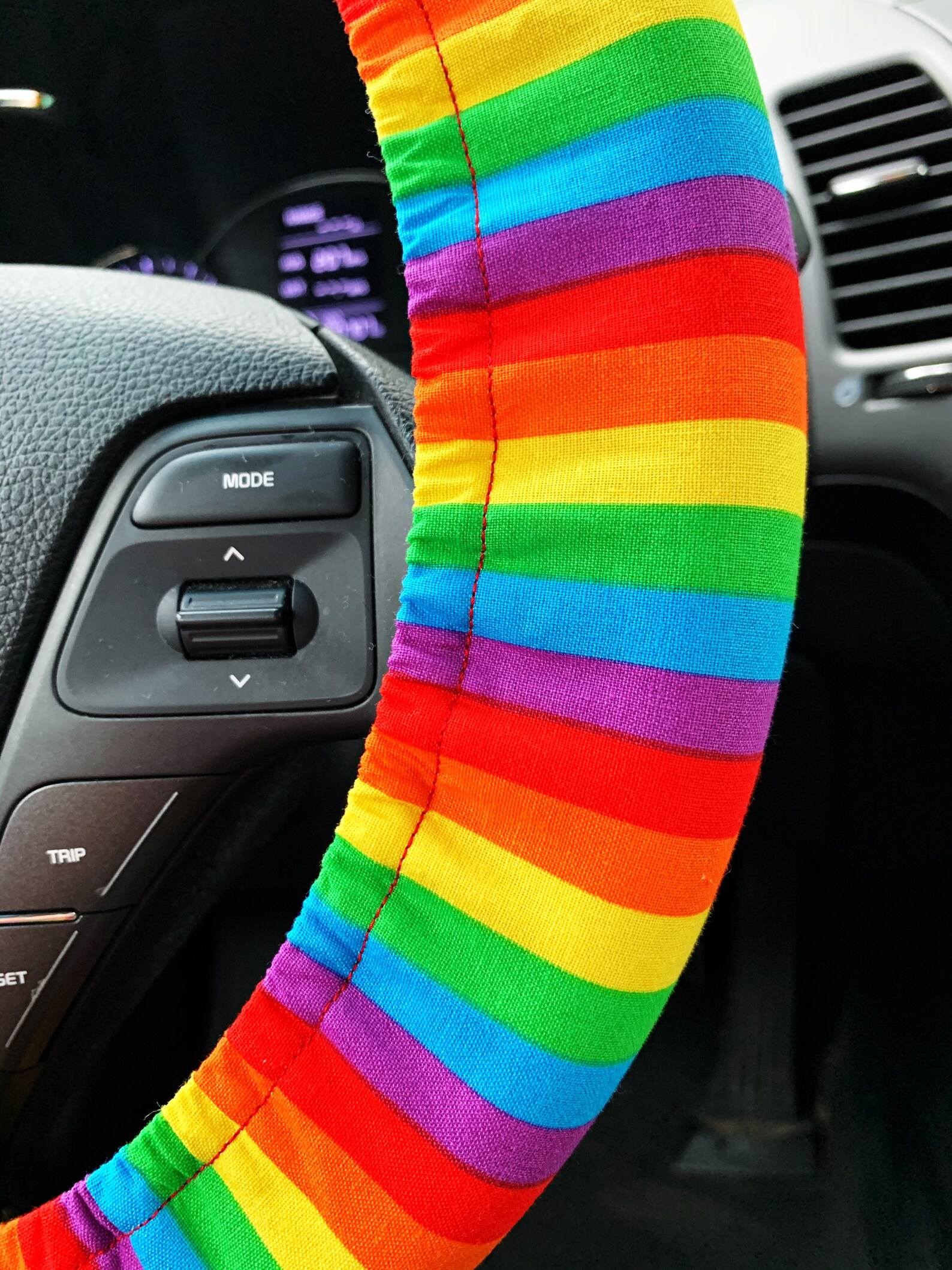 Steering Wheel Cover Rainbow PRIDE Cotton Custom Covers for - Etsy