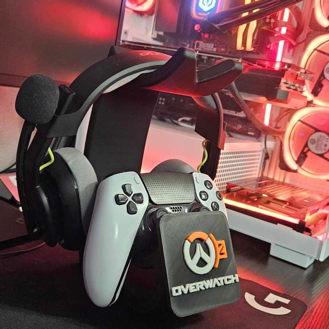 Overwatch 2 Inspired Universal Headset and Controller Stand. 3d Printed ...