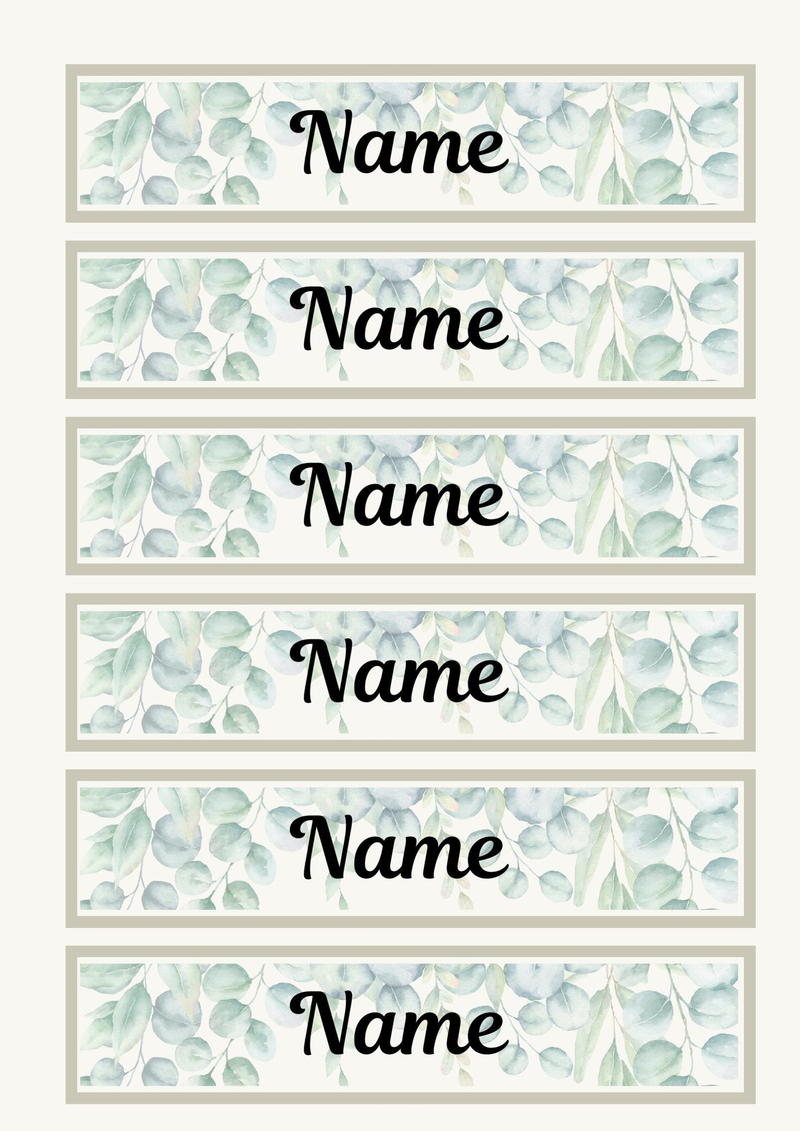Editable Classroom Decor Bundle: Subject Banners, Labels, Visual ...