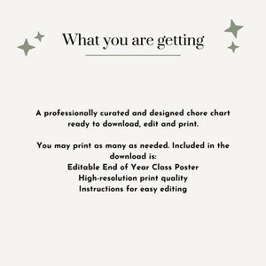 Personalized Teacher Thank You Print: End of Year Class Gift (digital ...