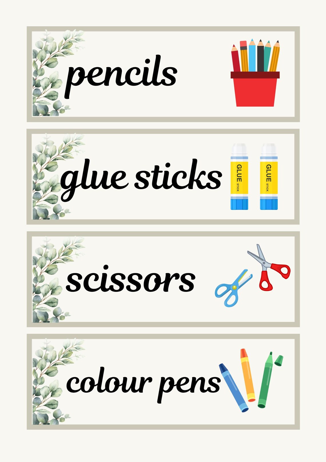 Editable Classroom Decor Bundle: Subject Banners, Labels, Visual ...