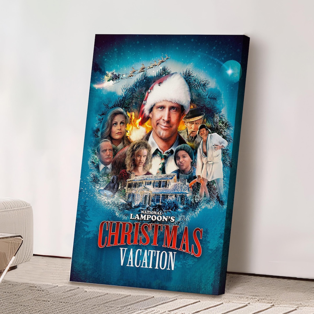 National Lampoons Christmas Vacation Movie Poster, Home Decor,wall Art ...