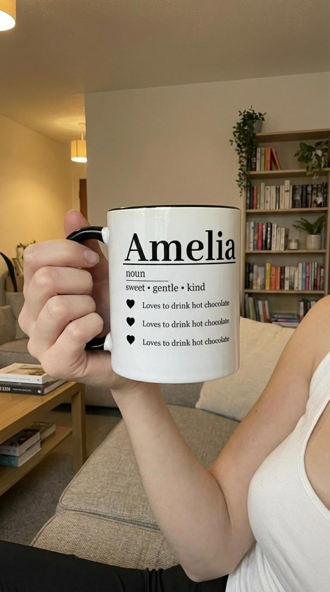 Personalized Name Definition Mug | Custom Quote Coffee Cup - Etsy